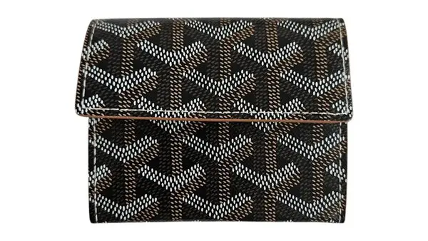 Goyard Marigny Wallet - Black/tan
