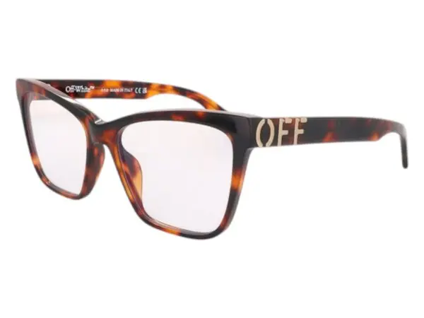 Off-White Style 67 Eyeglasses - Havana Blue Light Block (oerj067s24pla0016000/fr)
