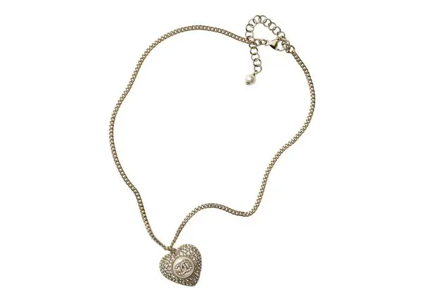 Chanel Metal Ab9385 Necklace - Gold/white