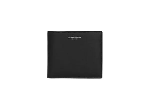 Saint Laurent Paris East/west Smooth Leather Wallet - Black