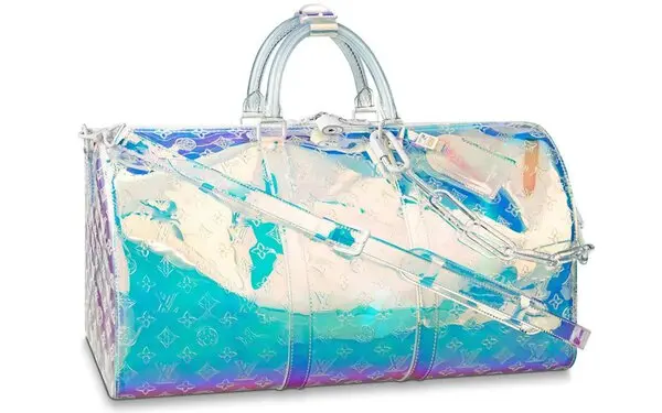 LOUIS VUITTON Keepall Bandouliere Monogram 50 Prism - Iridescent