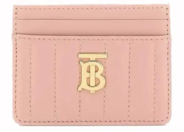 Burberry Quilted Lola Card Holder - Pink