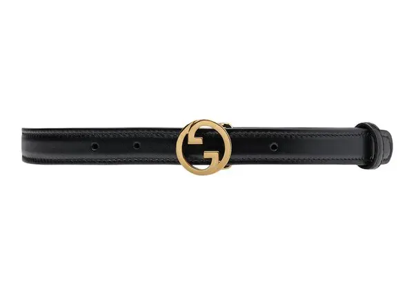 Gucci Blondie Thin Belt - Black
