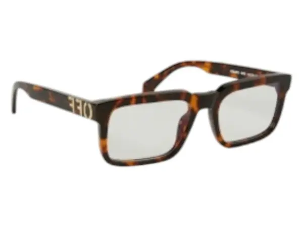 Off-White Style 70 Eyeglasses - Havana Blue Light Block (oerj070s24pla0016000/fr)