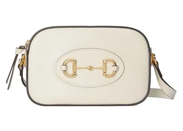 Gucci Horsebit 1955 Small Camera Bag - White