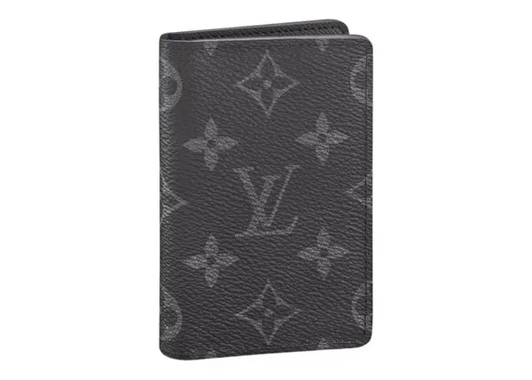 LOUIS VUITTON Organizer Pocket Monogram Eclipse - Black/grey