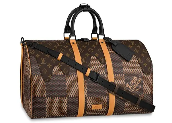 LOUIS VUITTON X Nigo Keepall Bandoulière 50 - Brown