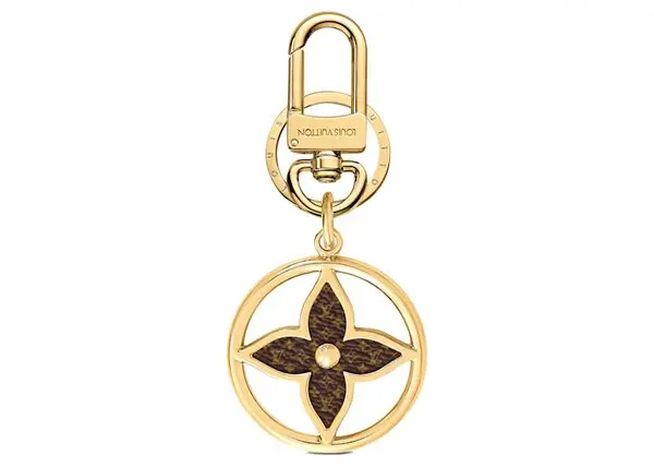 LOUIS VUITTON Puzzle Flower Monogram Keyring