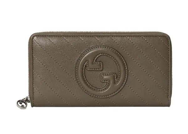 Gucci Blondie Ziparound Wallet - Brown