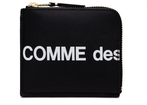 Comme Des Garçons Sa3100hl Huge Logo Wallet - Black