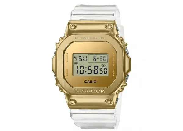 Casio G-shock Digital Watch With Case - Stainless Steel