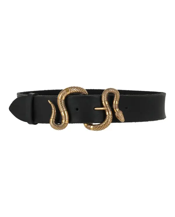 Gucci Snake Buckle Belt - Black