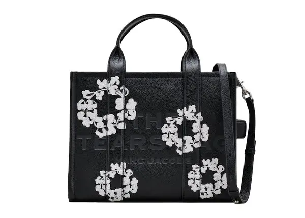 DENIM TEARS X Marc Jacobs Leather Tote Bag - Black
