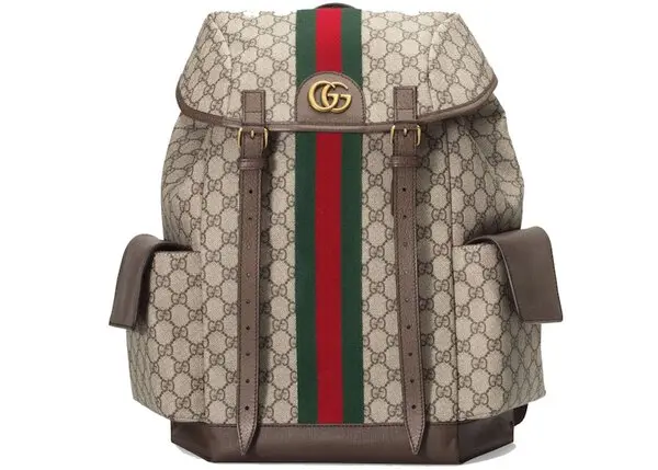 Gucci Ophidia Gg Backpack - Beige/ebony