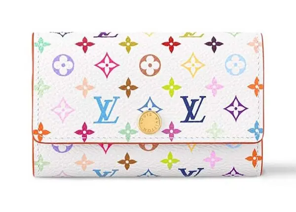 LOUIS VUITTON X Takashi Murakami 6 Key Key Case - White Multicolored