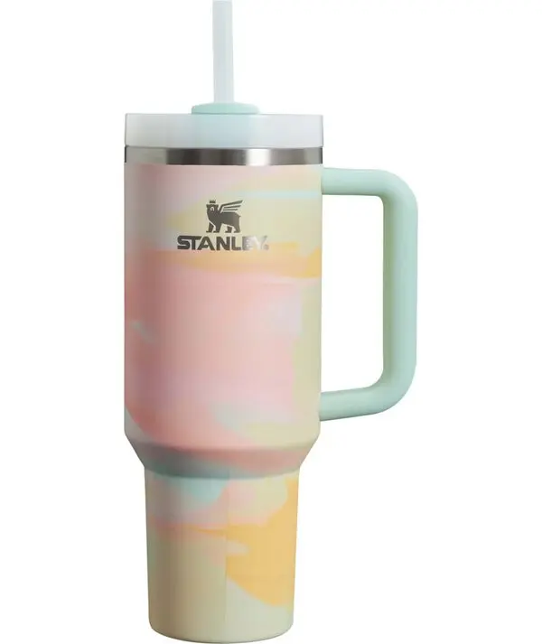STANLEY The Clean Slate Flowstate Quencher 40oz Tumbler - Warm Serene Brushstroke
