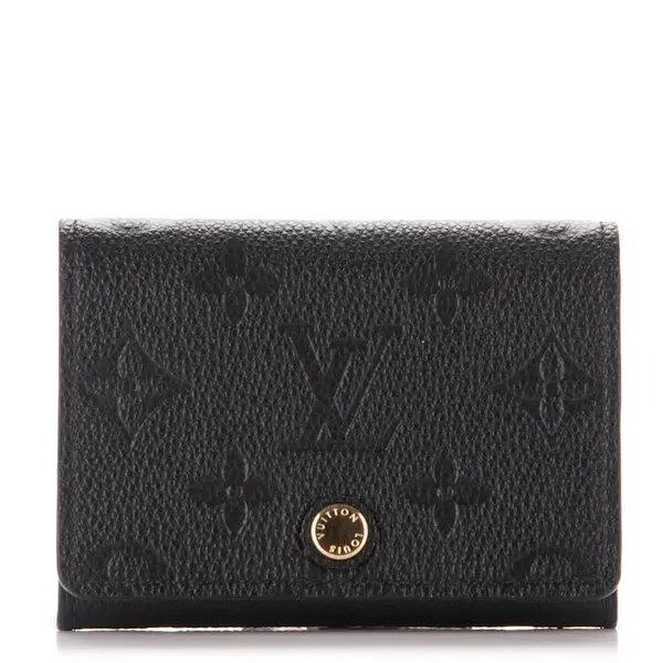 LOUIS VUITTON Business Card Holder Monogram Empreinte - Noir Black