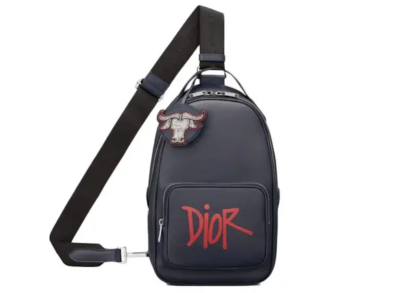 Dior Crossbody Backpack - Navy Blue