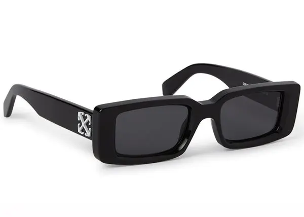 Off-White Arthur Rectangle Sunglasses - Black/dark Grey (oeri127s24pla0011007/fr)