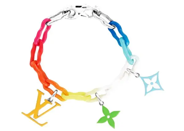 LOUIS VUITTON Ceramic Chain Bracelet