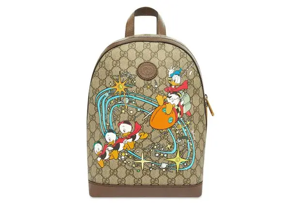 Gucci X Disney Donald Duck Mini Backpack - Beige/ebony