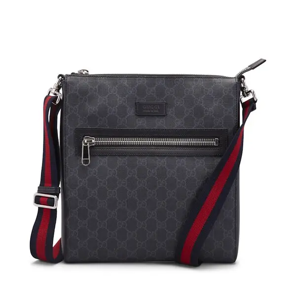 Gucci Messenger Gg Supreme - Black/grey