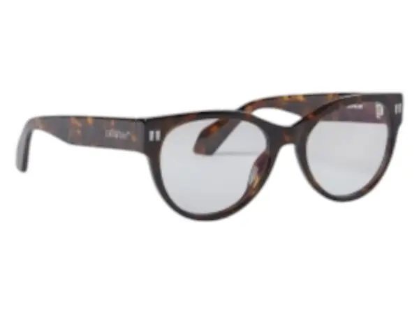 Off-White Style 57 Eyeglasses - Havana Blue Light Block (oerj057s24pla0016000/fr)