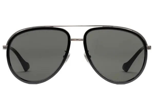 Gucci Aviator Frame Sunglasses - Grey Metal (691355 I3330 1012)