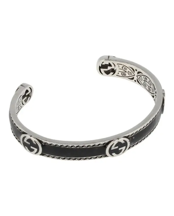 Gucci Sterling Interlocking G Bracelet - Silver