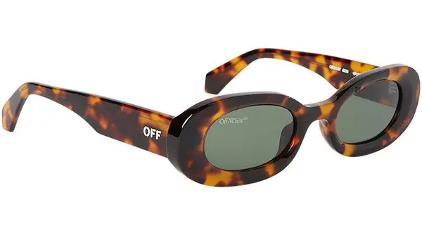 Off-White Amalfi Oval Sunglasses - Havana Brown/grey (oeri087f23pla0016055)