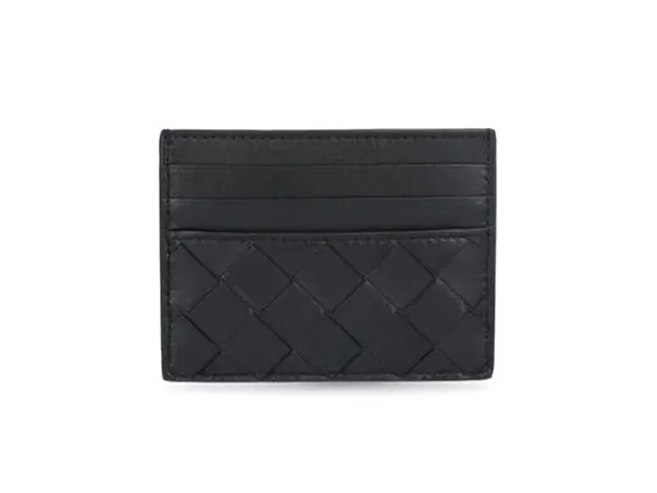 Bottega Veneta Intrecciato Weave Wallet - Black