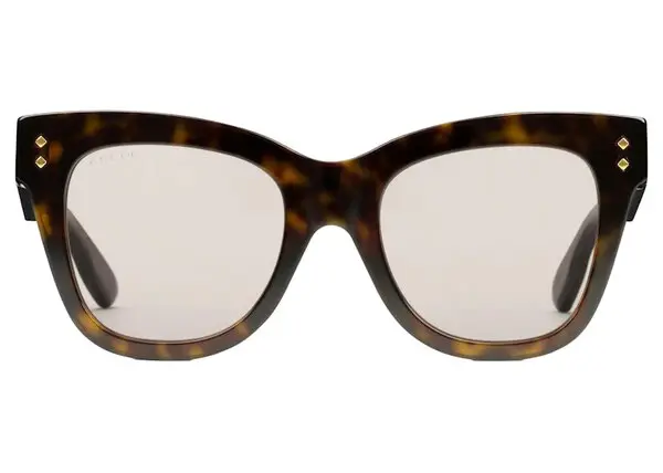 Gucci Cat Eye Frame Sunglasses - Dark Tortoiseshell (691297 J0740 2374)