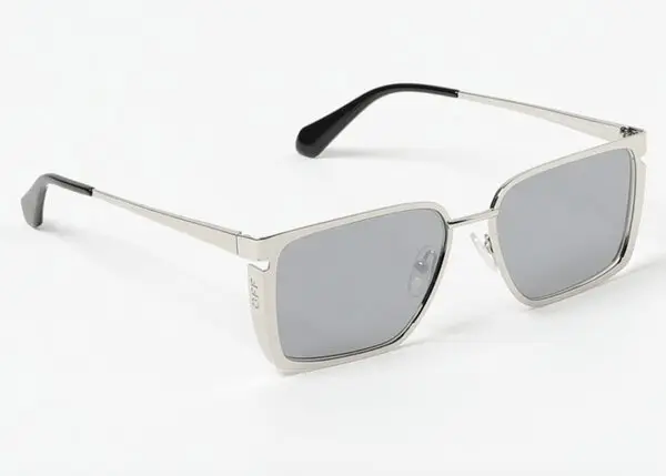 Off-White Yoder Sunglasses - Silver/dark Grey (oeri121s24met0017272/fr)