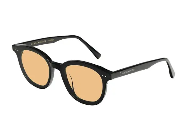 GENTLE MONSTER Lang 01 Sunglasses - Black/orange (01)