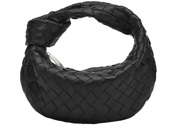 Bottega Veneta Jodie Mini Intrecciato - Black