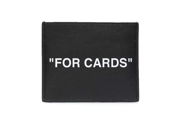 Off-White For Cards Card Holder - Black