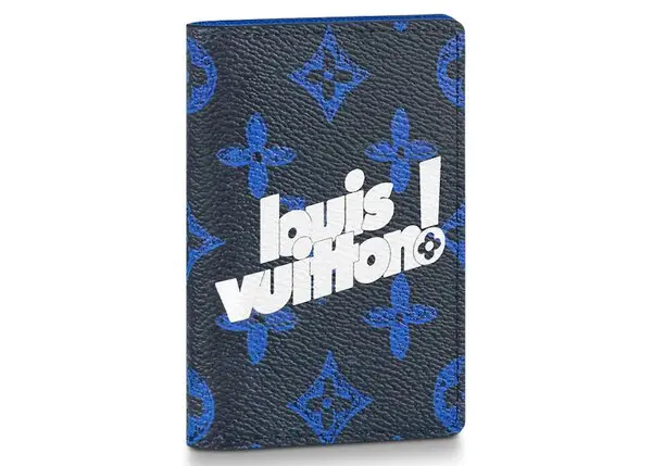 LOUIS VUITTON Pocket Organizer Monogram - Blue