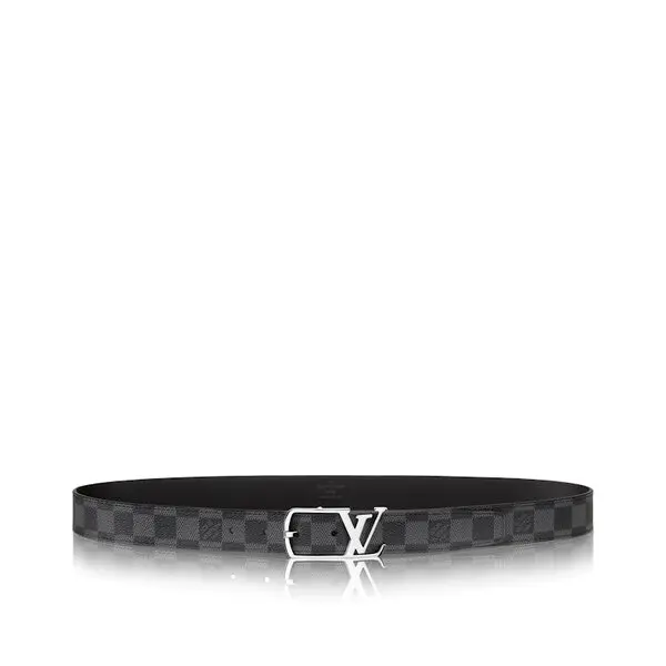 LOUIS VUITTON Neogram Belt Damier Graphite 30mm - Grey/black