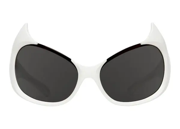 Balenciaga Gotham Cat Eye Sunglasses - White (745061t00079000)