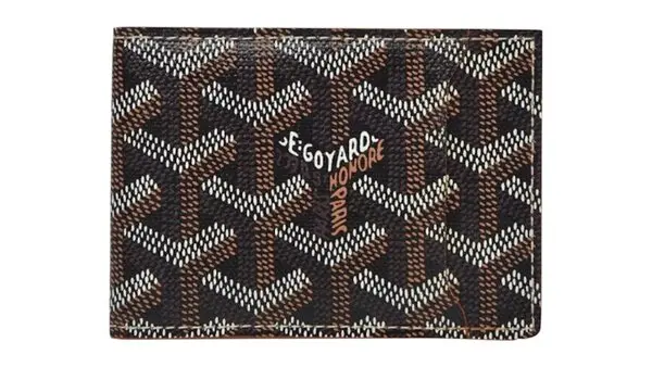 Goyard Slot Wallet Victoire Companion Ine - Black Tan