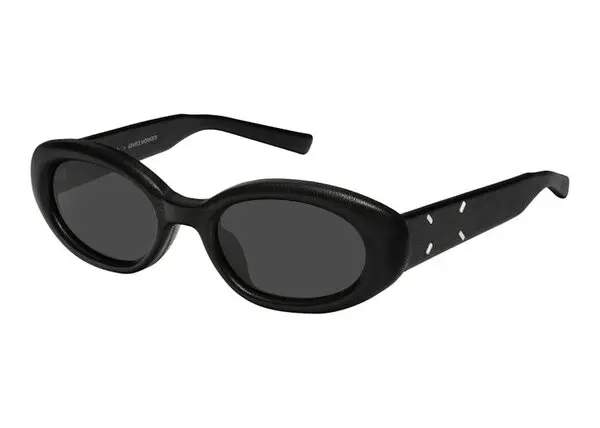 GENTLE MONSTER Maison Margiela Oval Sunglasses - Black (mm107 L01)