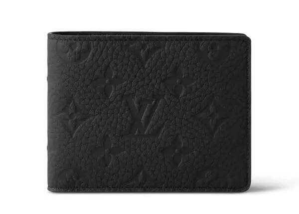 LOUIS VUITTON Wallet Ple Taurillon - Black