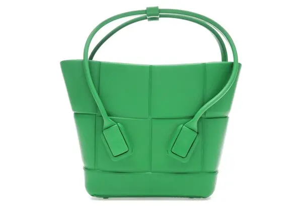 Bottega Veneta Arco Moulded Rubber Bag - Grass