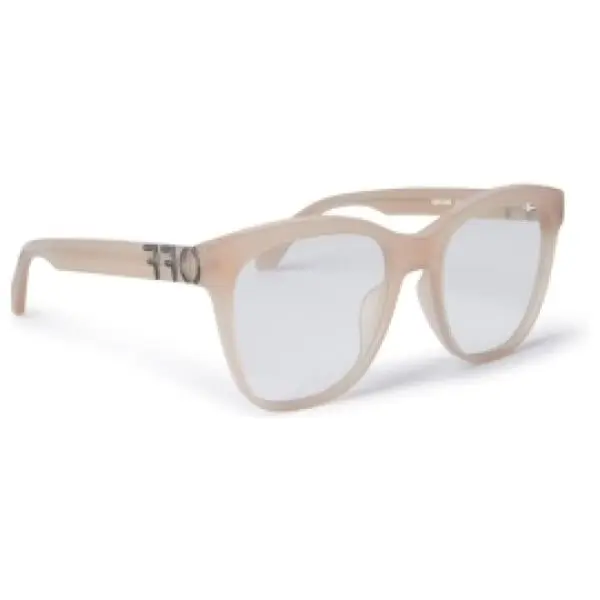 Off-White Style 69 Eyeglasses - Beige/clear Lens (oerj069s24pla0016100/fr)