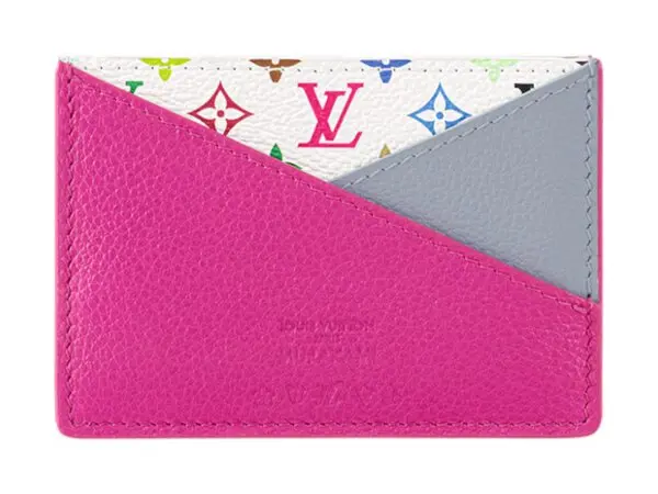 LOUIS VUITTON X Takashi Murakami Crisscross Card Holder - Multicolored/kabira Blue/rose