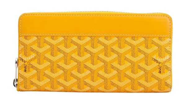 Goyard Matignon Wallet Gm - Yellow