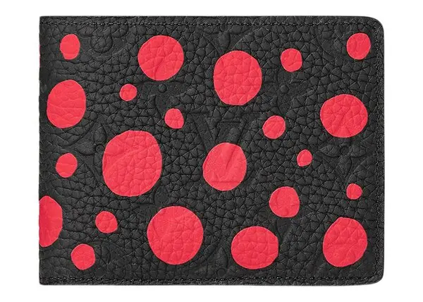 LOUIS VUITTON X Yayoi Kusama Slender Wallet - Black/red