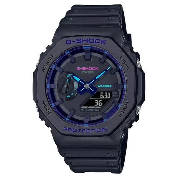 Casio G-shock Virtual Blue Watch - Resin
