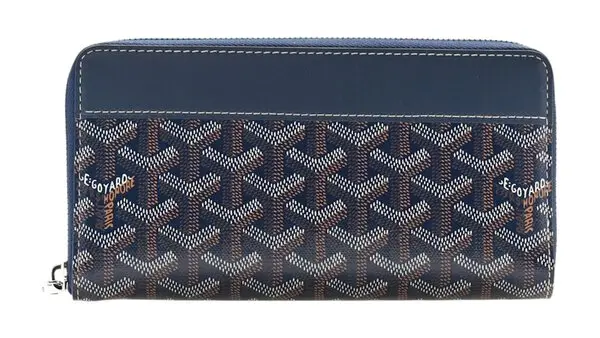 Goyard Matignon Wallet Gm - Navy Blue
