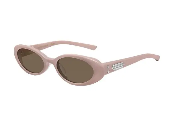 GENTLE MONSTER Jennie Hush Oval Sunglasses - Pink/brown (p7)